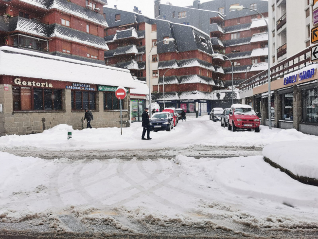 La nieve deja paso al frío extremo con los termómetros a -17 grados en ...