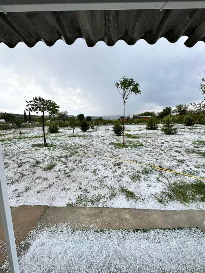 Tormenta en Terrer: "En 15 minutos ha venido agua con viento, solo agua ...