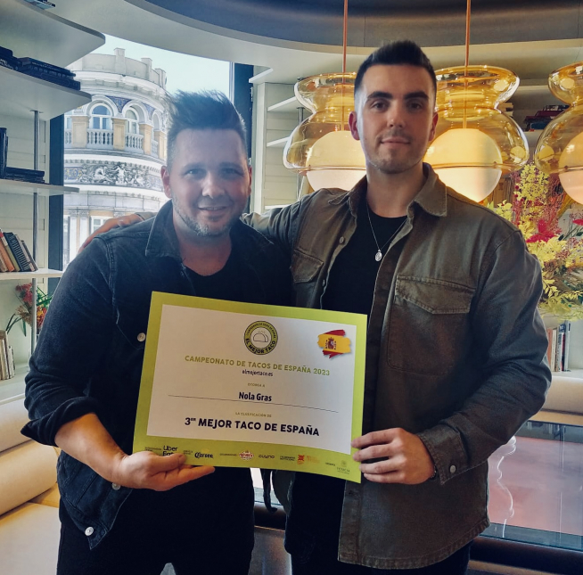 Nola Gras elabora en Zaragoza el tercer mejor taco de España