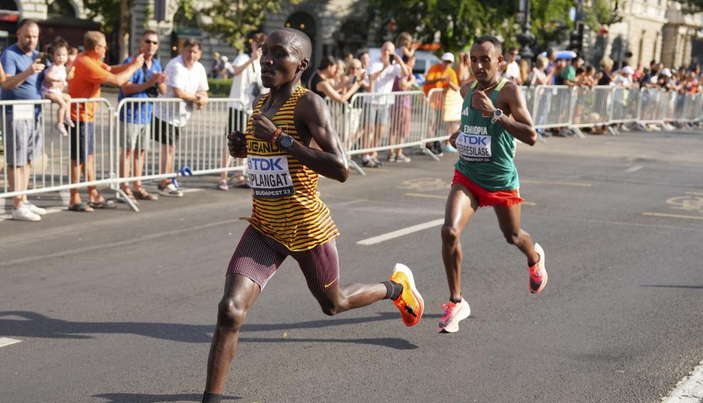 El ugandés Victor Kiplangat, campeón del mundo de maratón en Budapes