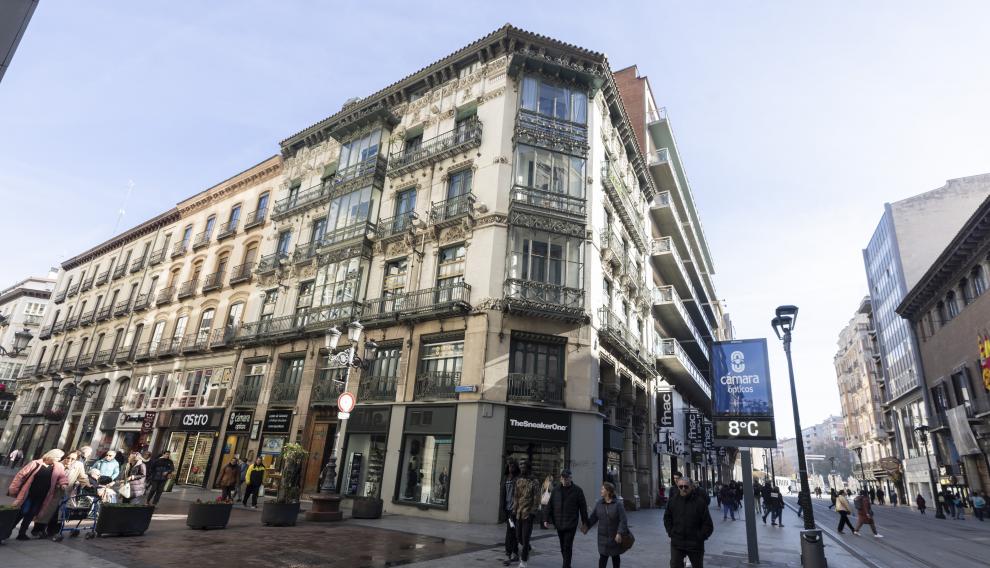 Los chaflanes más bonitos de Zaragoza