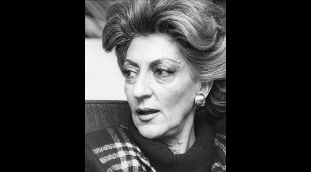 Muere Pitita Ridruejo. Imágenes de Pitita Ridruejo en Aragón