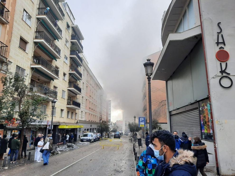 Imágenes de la potente explosión en Madrid | Imágenes