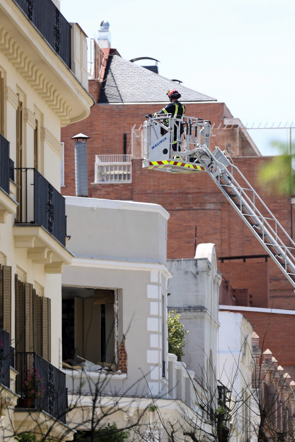 Fotos de la explosión en un edificio en obras de Madrid | Imágenes