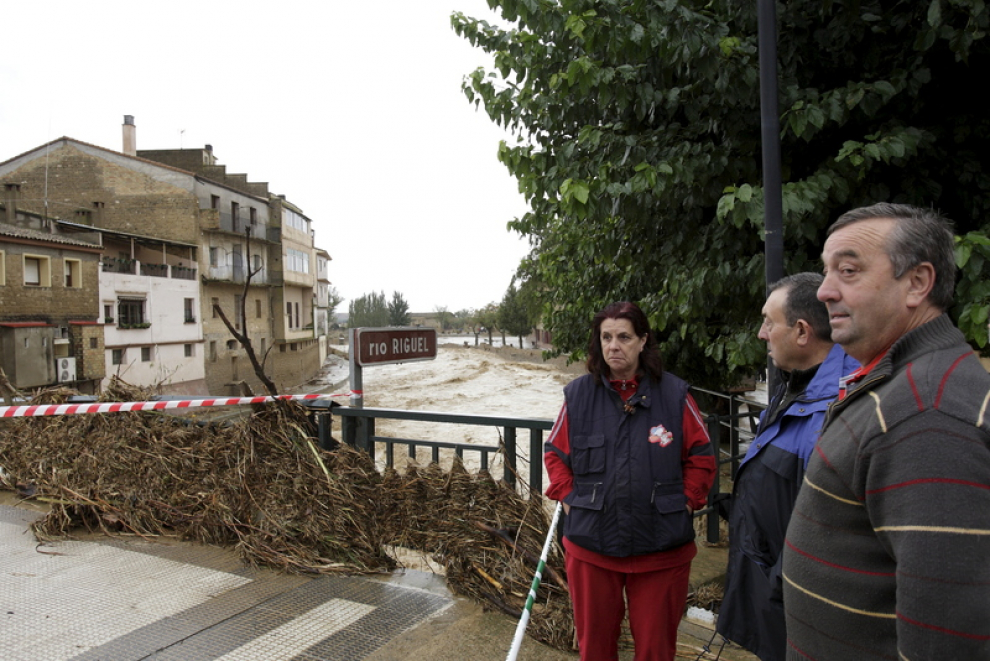 Inundaciones en Sádaba