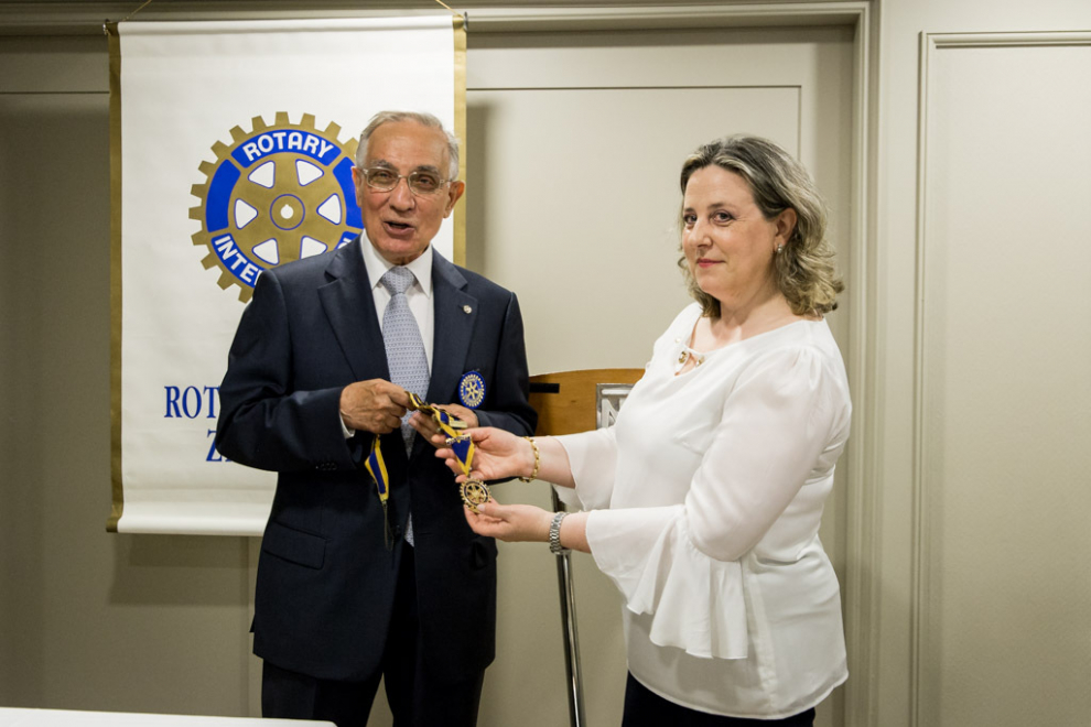 Relevo en el Rotary Club Zaragoza