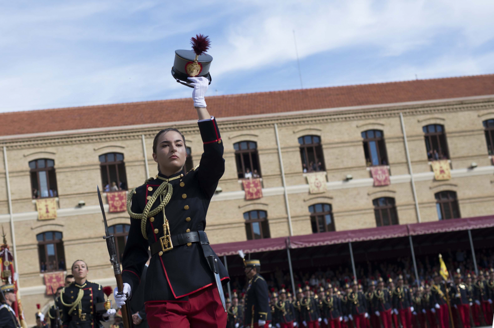 Jura de bandera en la Academia General Militar de Zaragoza