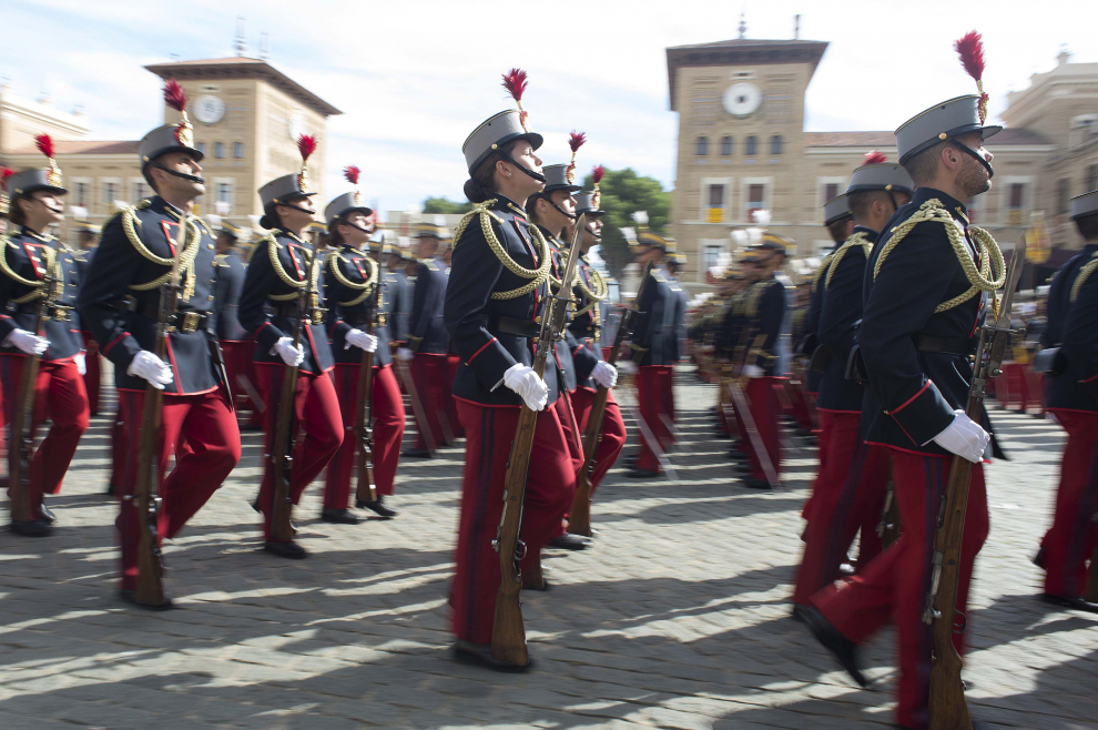 Jura de bandera en la Academia General Militar de Zaragoza