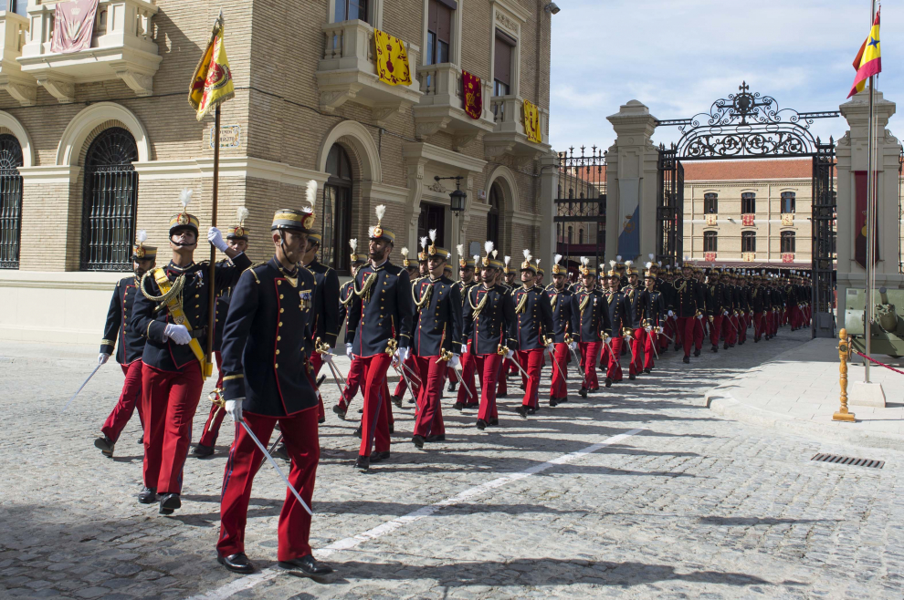 Jura de bandera en la Academia General Militar de Zaragoza
