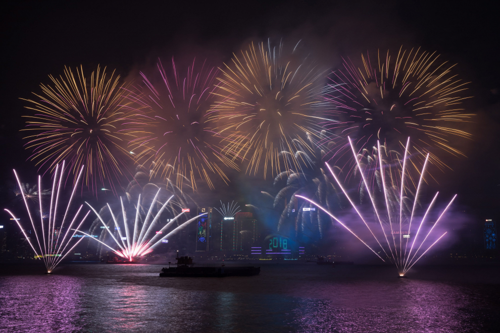 Medio mundo está ya en 2018 | Imágenes