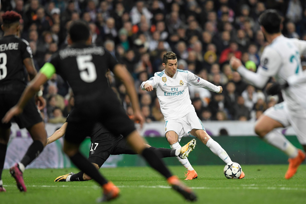 Imágenes del partido Real Madrid-PSG