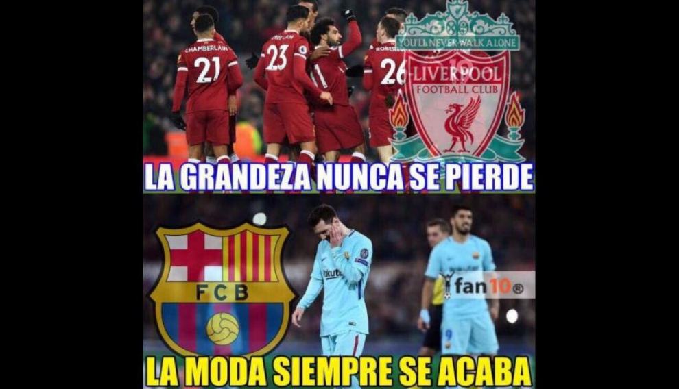 Roma-Barcelona, los memes de la histórica remontada