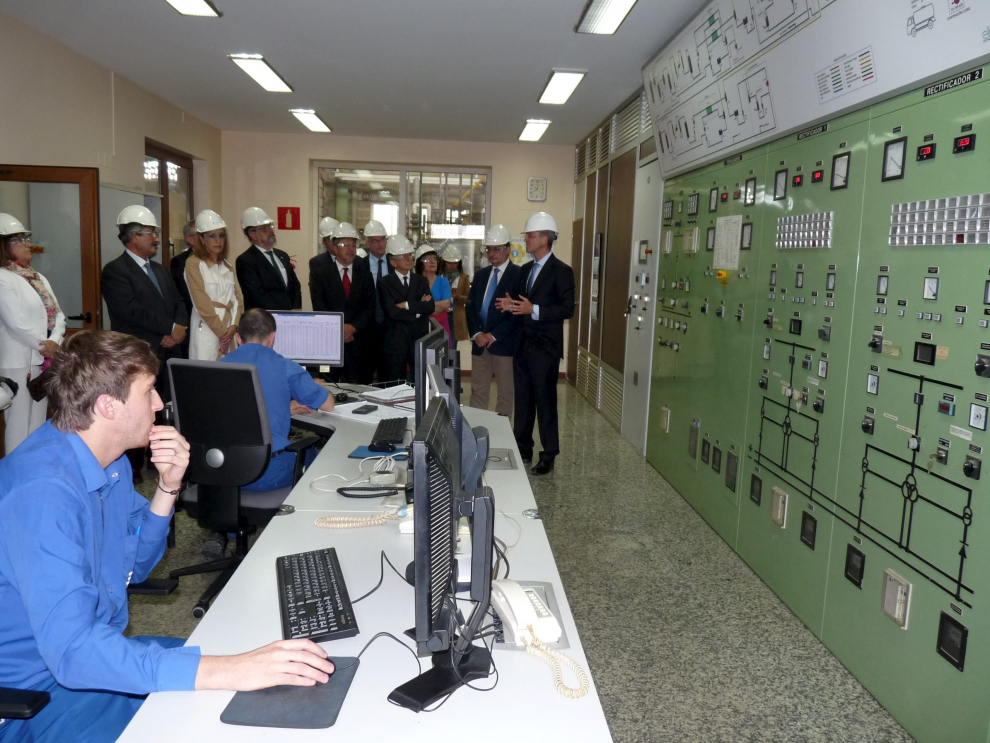 Foto: Imágenes de la ampliación de la planta de Ercros en Sabiñánigo ...