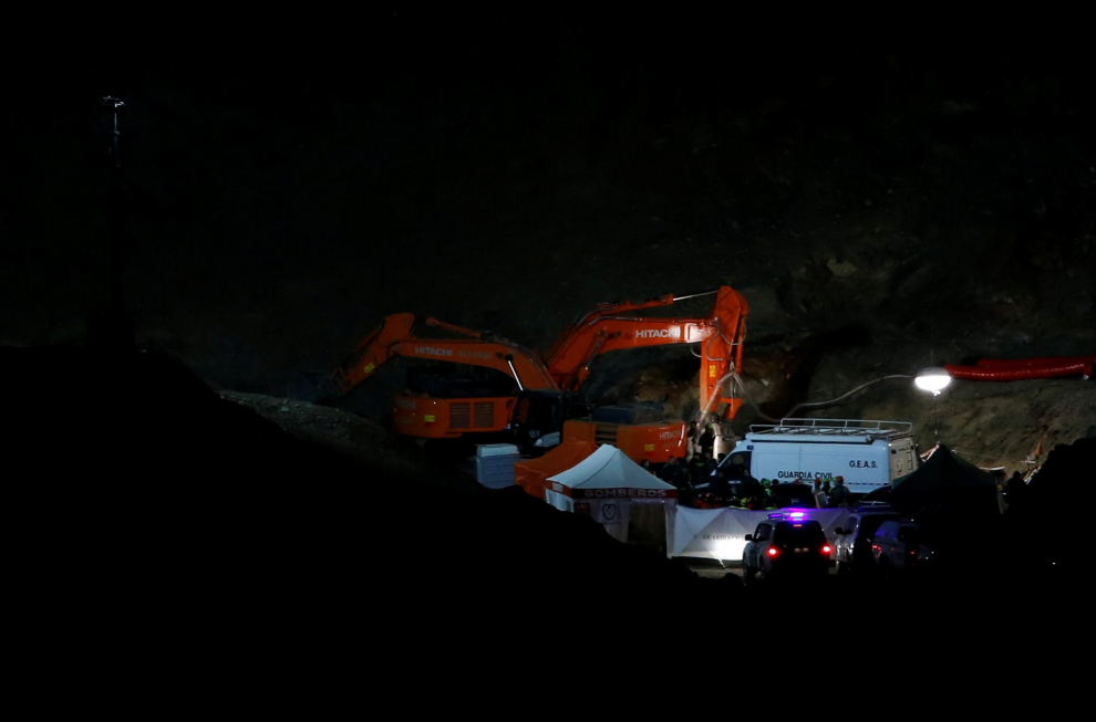 Hallado el cuerpo de Julen en el pozo de Totalán | Imágenes