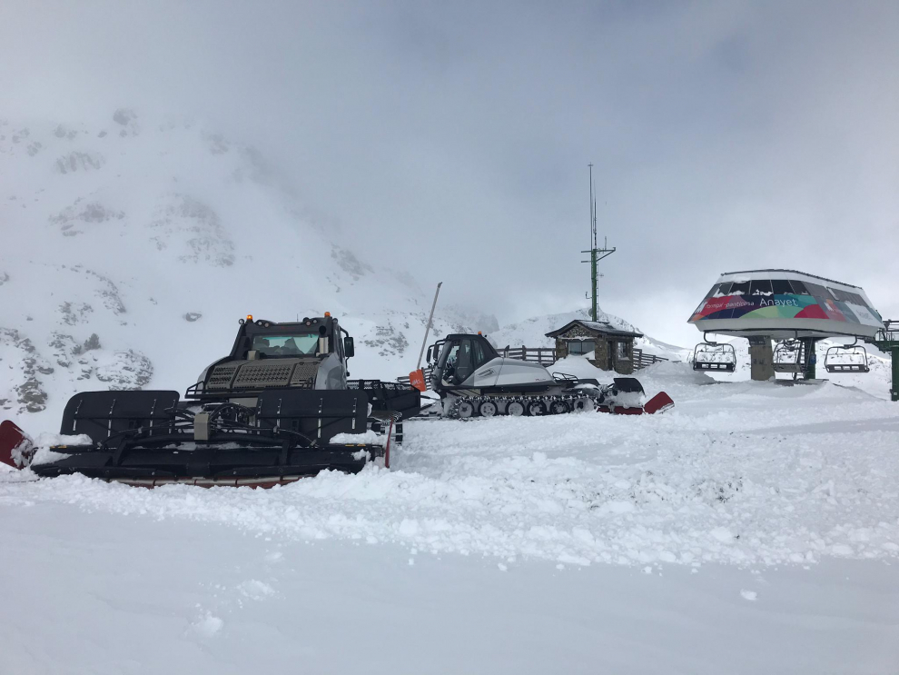 Imágenes de la nieve en Formigal que adelante la apertura de su ...