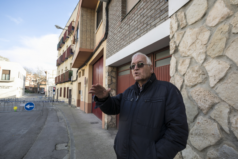 Desalojo de un edificio en el barrio de Juslibol