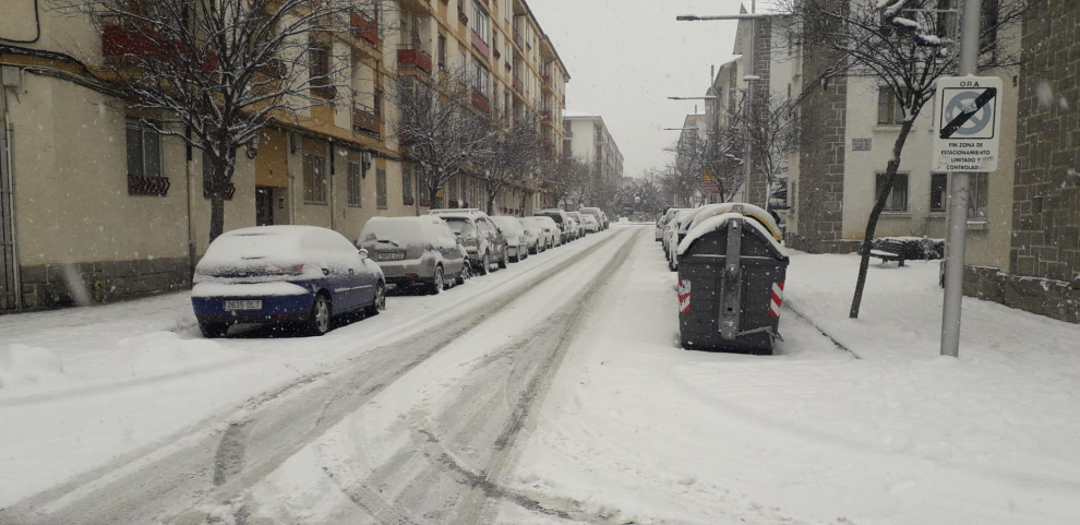 Filomena también visita Jaca