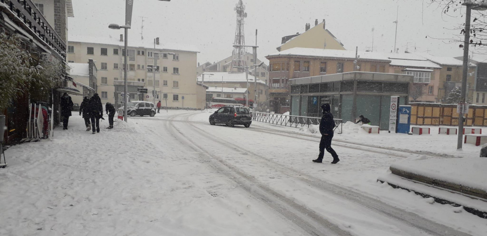 Filomena también visita Jaca