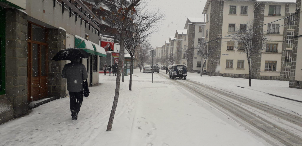 Filomena también visita Jaca