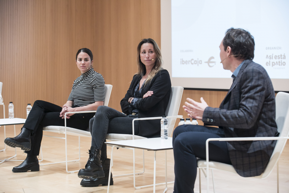 La exnadadora Gemma Mengual y la triatleta Anna Godoy, en Zaragoza ...