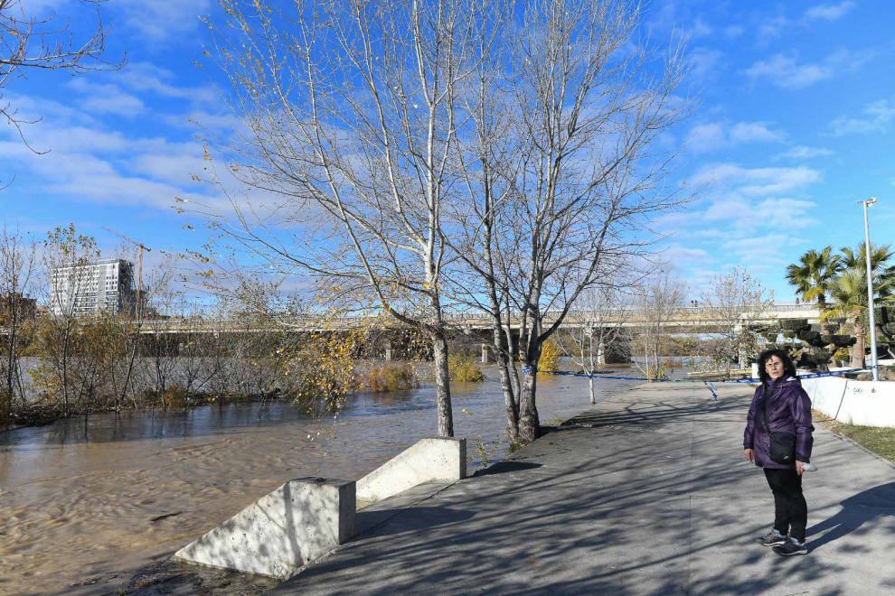 Imágenes espectaculares del río Ebro a su paso por Zaragoza | Imágenes