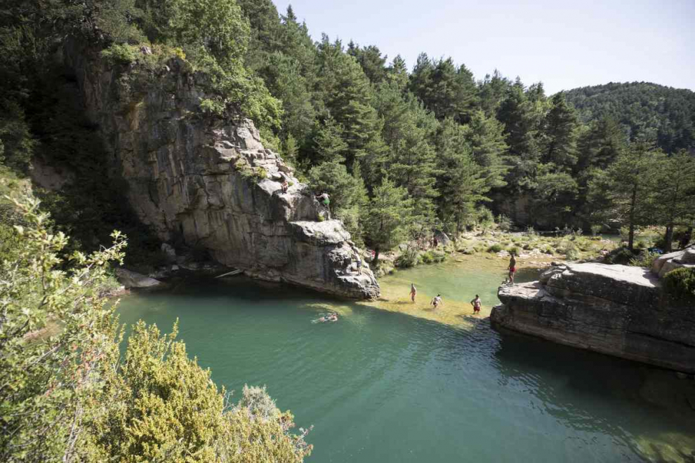 Foto: Embalse de La Loteta, en Luceni. | Fotos de las pozas, playas o ...