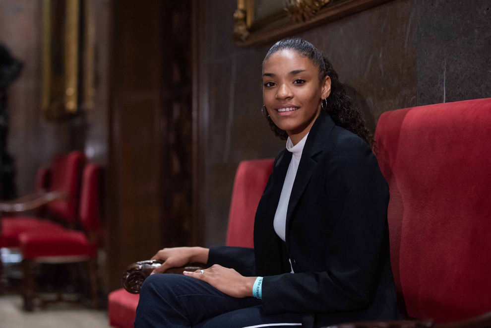 Fotos: El gran salto de Salma Paralluelo, nueva jugadora del Barça