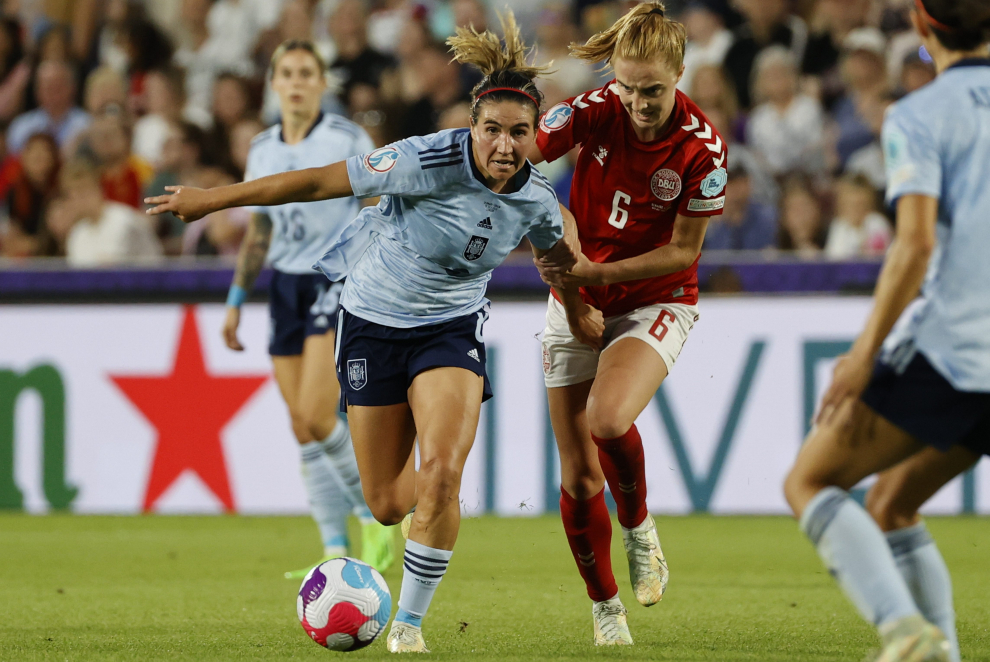 Fotos del partido Dinamarca - España en la Eurocopa