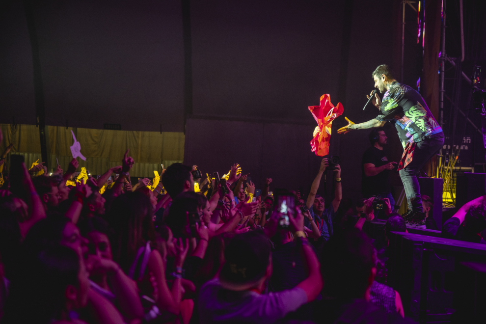 Fotos del concierto de Melendi en las Fiestas del Pilar 2022 en Zaragoza | Imágenes