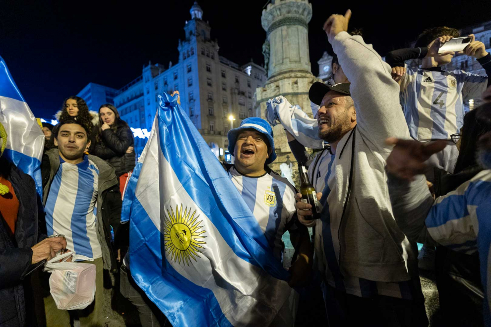 Fotos de la afición argentina celebrando la victoria del Mundial en ...