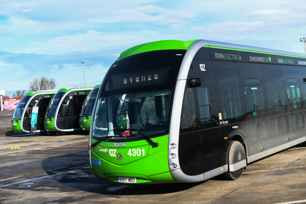 Los nuevos autobuses eléctricos de Zaragoza | Imágenes