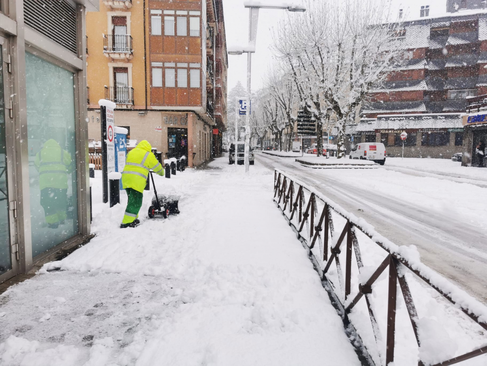 Fotos del temporal de nieve en la provincia de Huesca