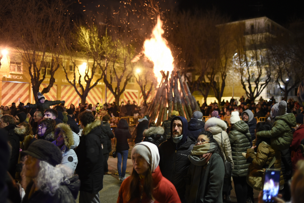 Fotos de la hoguera de San Vicente en Huesca | Imágenes