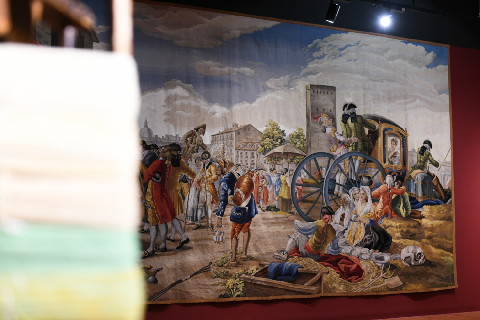 La Real Fábrica de Tapices expone por primera vez en Zaragoza 'La ...