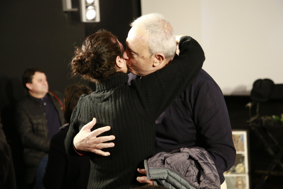 Fotos de la capilla ardiente de Carlos Saura en la Academia de Cine de Madrid | Imágenes