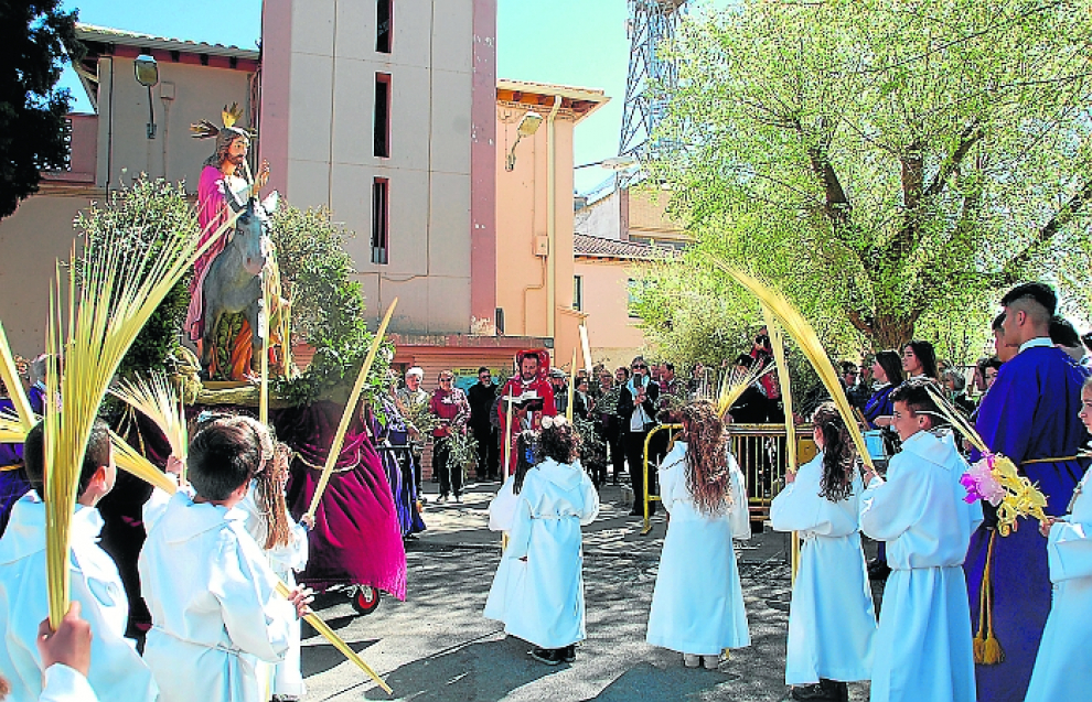 Domingo de Ramos en la provincia de Huesca