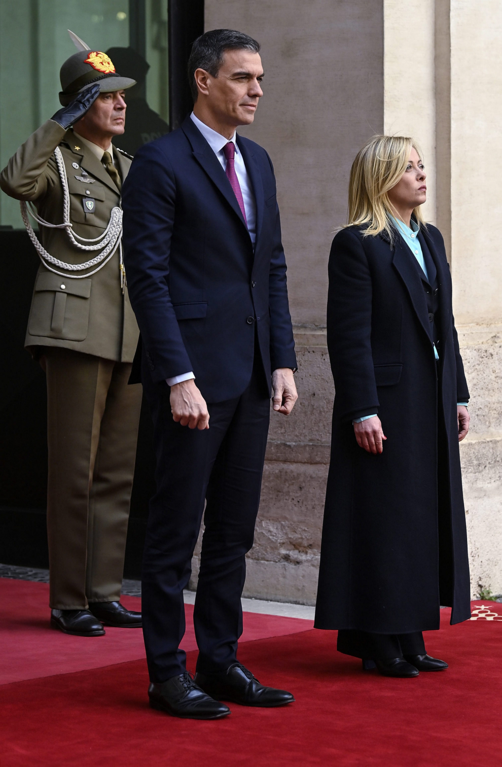 Fotos de la visita de Pedro Sánchez a Roma y su reunión con Giorgia ...