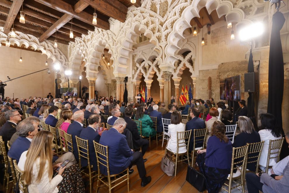 Fotos Día de Aragón 2023: acto institucional en la palacio de la Aljafería | Imágenes