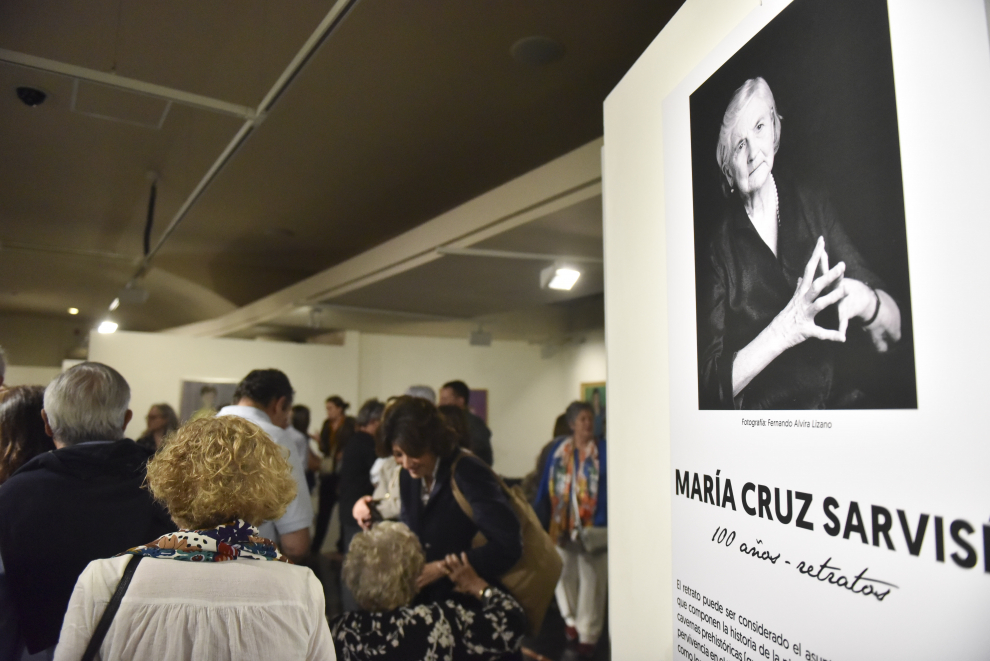 Fotos de la exposición ' María Cruz Sarvisé 100 años. Retratos' | Imágenes