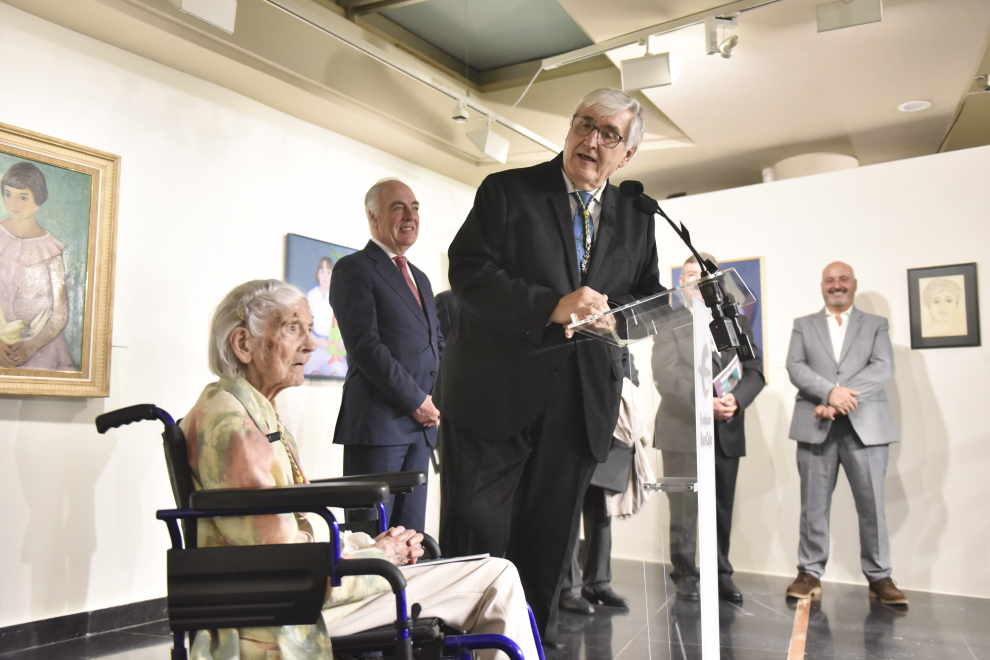 Fotos de la exposición ' María Cruz Sarvisé 100 años. Retratos' | Imágenes