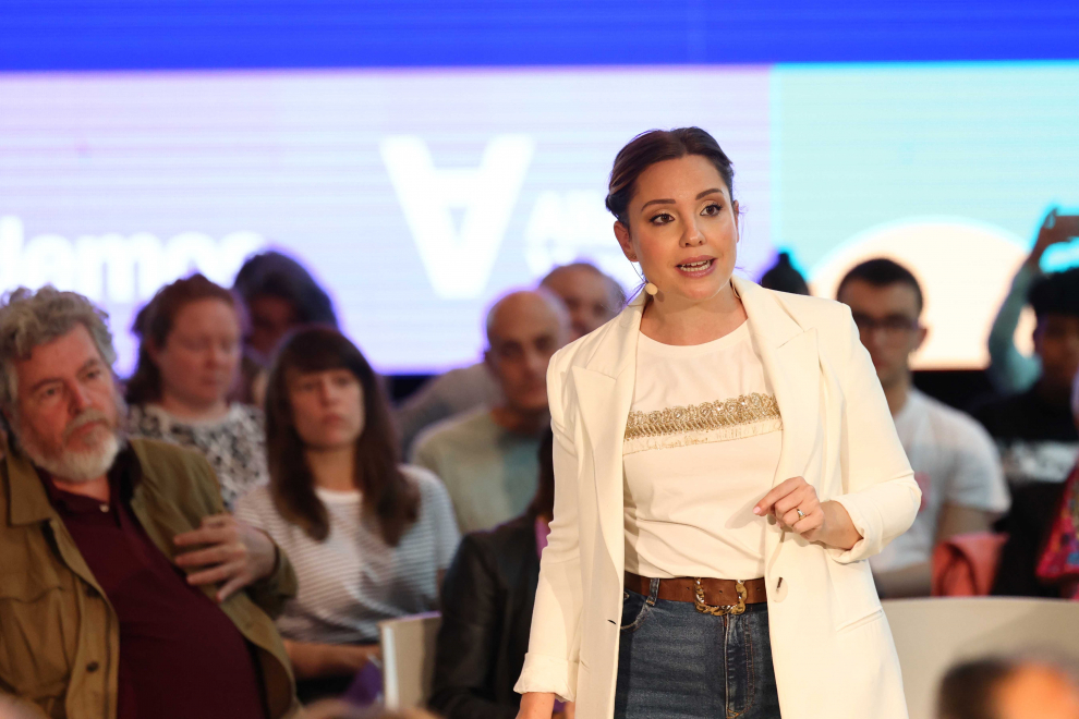 Mitin de Podemos en Zaragoza