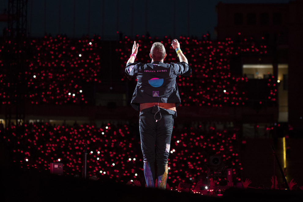 Fotos del primer concierto de Coldplay en el Estadio Olímpico de Barcelona