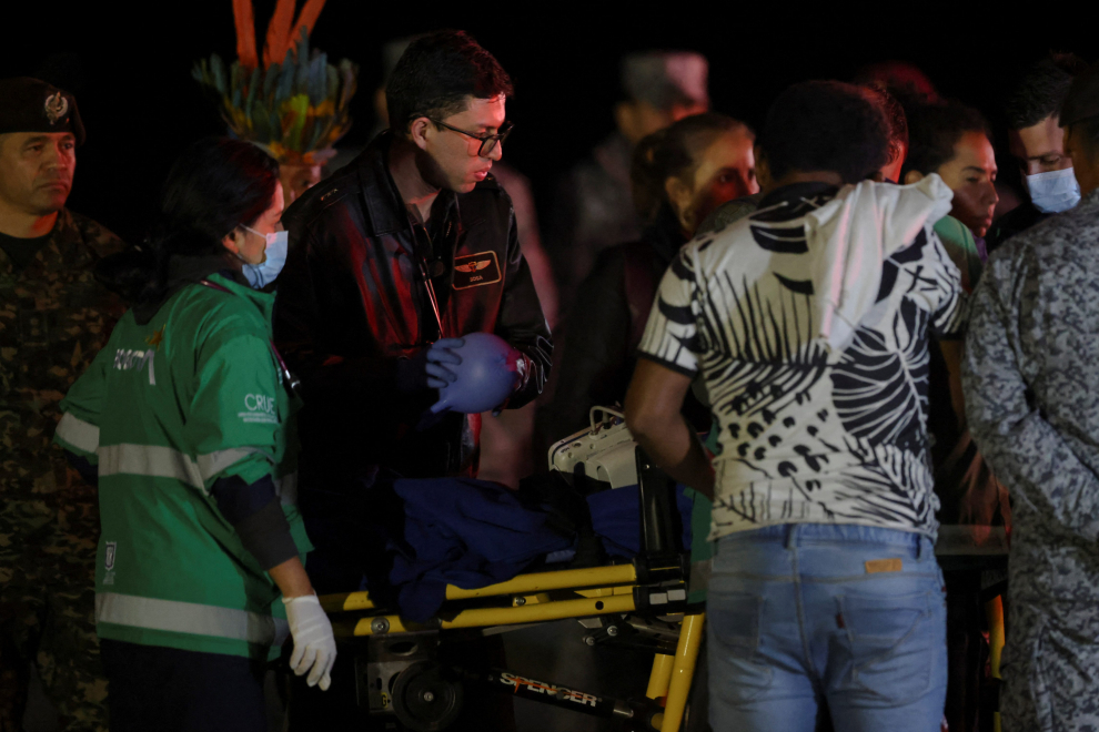 Imágenes del rescate de los cuatro niños desaparecidos en la selva de Colombia hace más de un ...