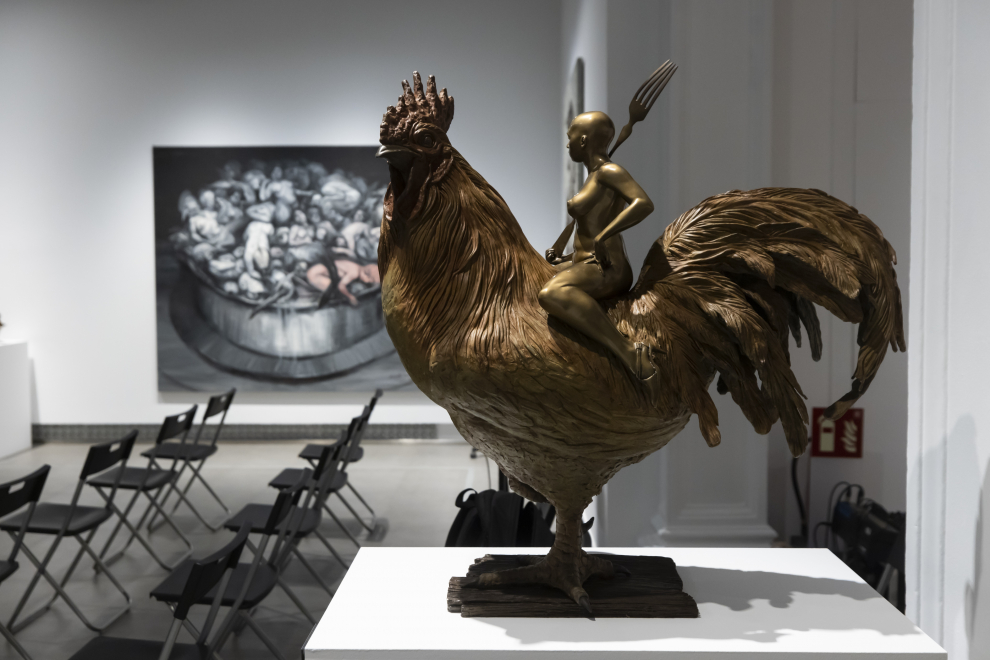 Fotos de la exposición 'Divertimentos del artista cubano Roberto Fabelo ...