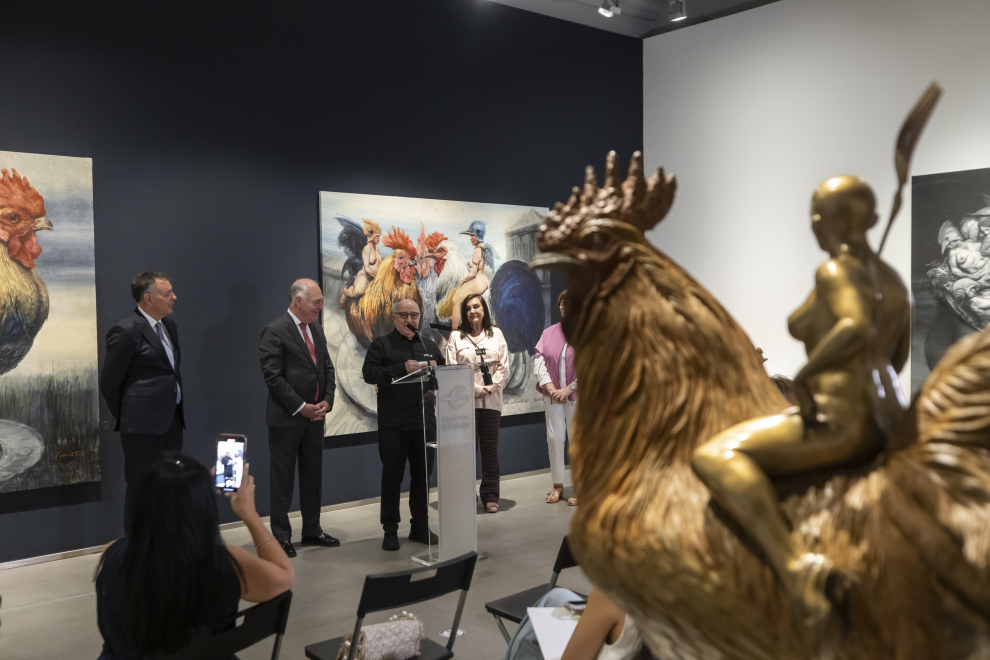 Fotos de la exposición 'Divertimentos del artista cubano Roberto Fabelo ...
