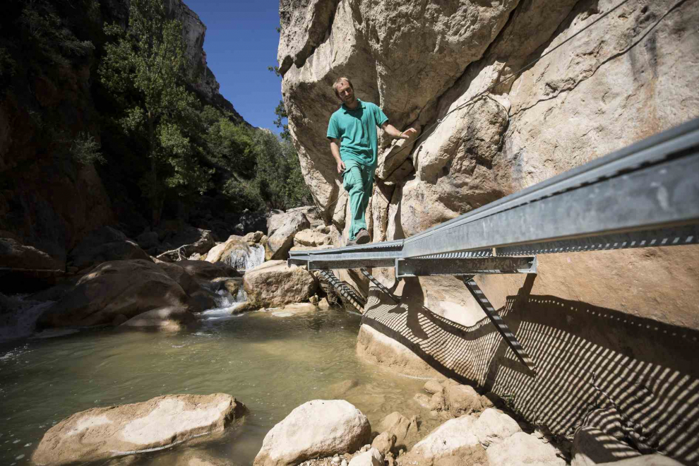 Fotos de las impresionantes pasarelas en Teruel que recorren un paisaje ...
