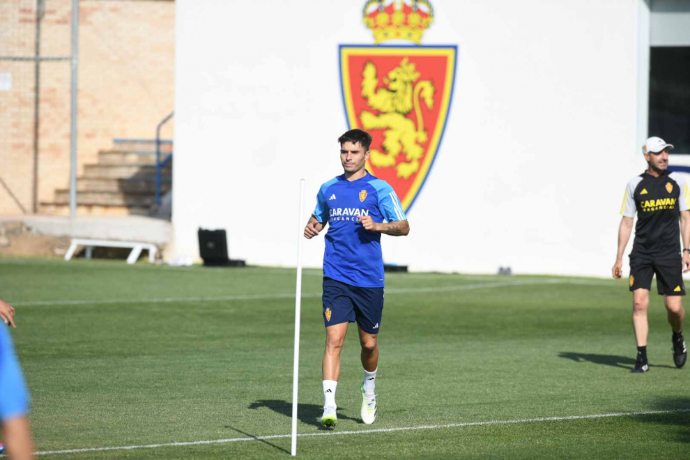 Lecoeuche ya se entrena con el Real Zaragoza | Imágenes