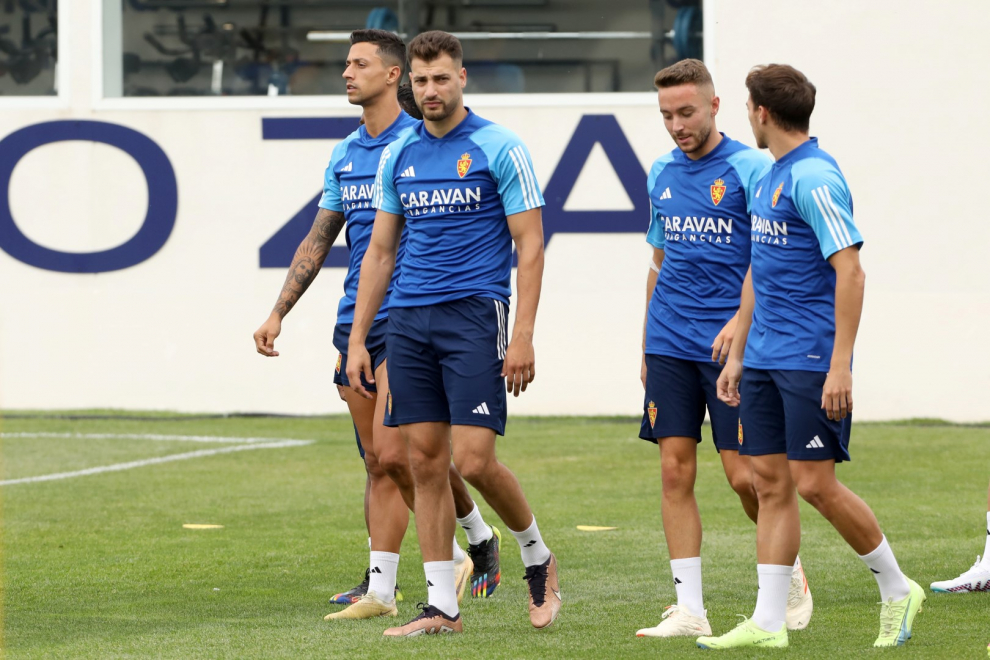 Primer entrenamiento de Bakis con el Real Zaragoza | Imágenes