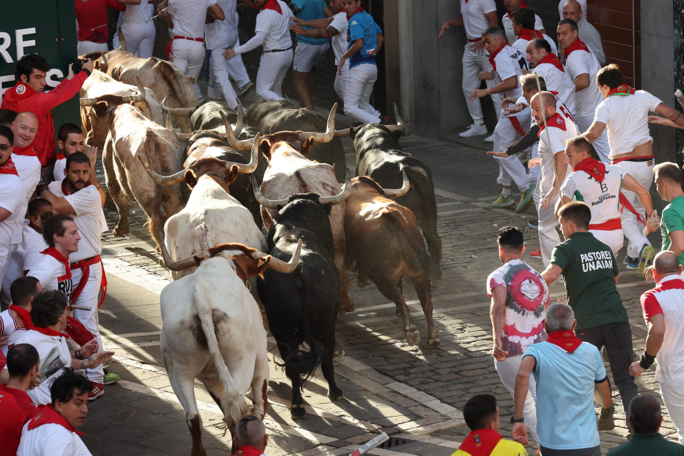 Fotos del encierro de San Fermín del 12 de julio | Imágenes