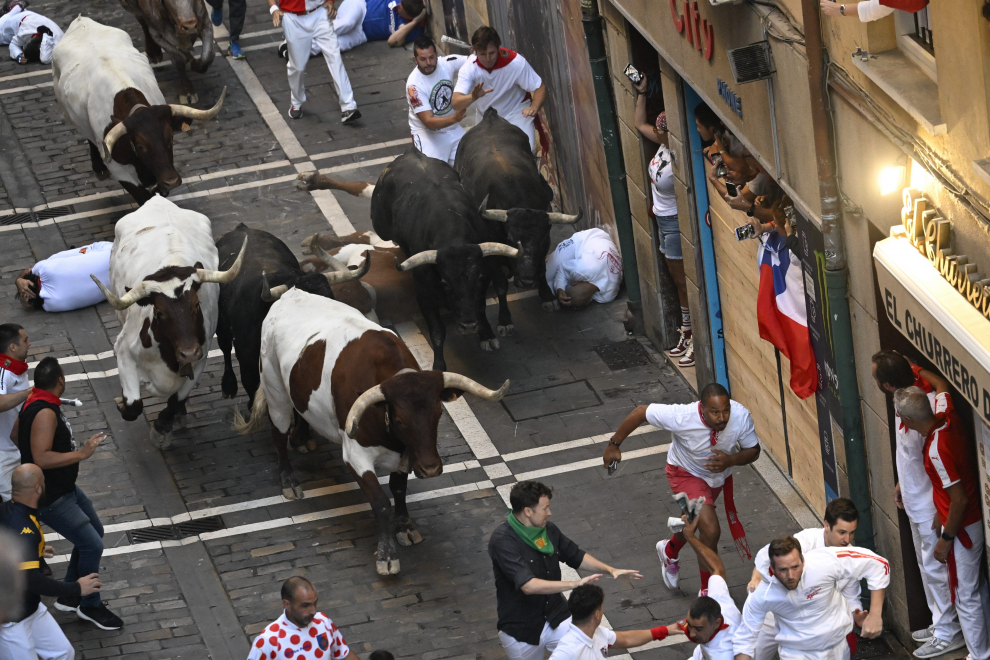 Fotos del último encierro de San Fermín 2023 | Imágenes